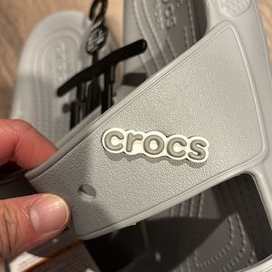 CROCS | Shoes | Nwt Crocs Unisexadult Classic Sandal In Light Gray Sz M ...